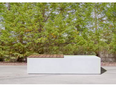 BOX TO BOX Modular backless concrete bench By SIT | design João Carvalho