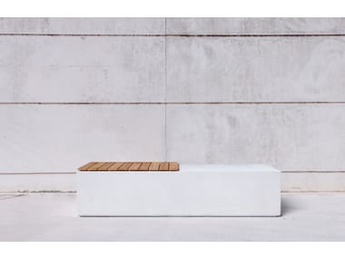 BOX TO BOX Modular backless concrete bench By SIT | design João Carvalho