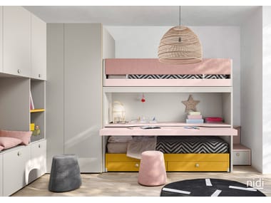 SKID Trundle Kids bunk bed By Nidi