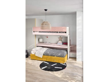 SKID Trundle Kids bunk bed By Nidi