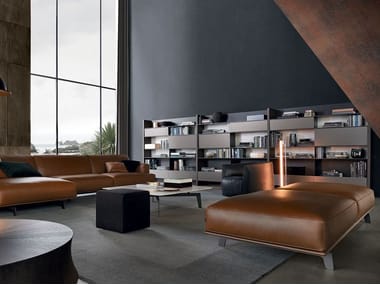 Módulo de arrumação de parede modular de madeira com suporte para TV ...