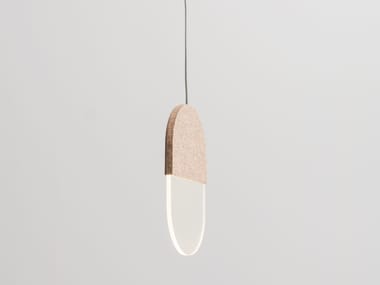 LED felt pendant lamp SLAB 20 Slab Collection By ANDlight design Lukas Peet