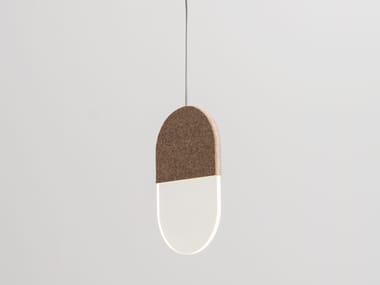 LED felt pendant lamp SLAB 20 Slab Collection By ANDlight design Lukas Peet