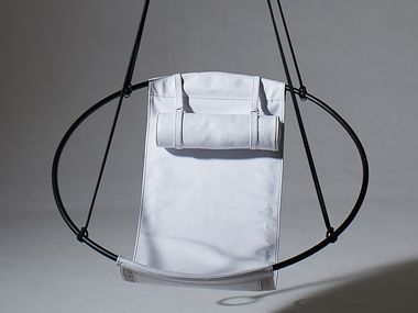 SLING SOFT LEATHER Armchair By Studio Stirling | design Joanina Pastoll ...