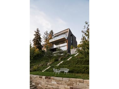 With concealed fittings sliding window SLOPE By Sky-Frame