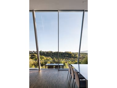 With concealed fittings sliding window SLOPE By Sky-Frame