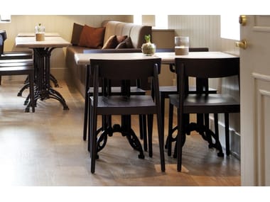 SMART SI0610 Stackable beech chair open back By Andreu World