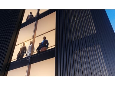 SMARTIA BARCODE CLADDING Continuous facade system By Alumil