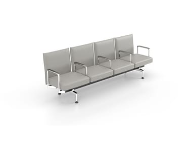 SOFT WAIT Beam seating with armrests By Vitra | design Barber & Osgerby