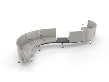 SOFT WAIT Seduta su barra con braccioli By Vitra | design Barber & Osgerby