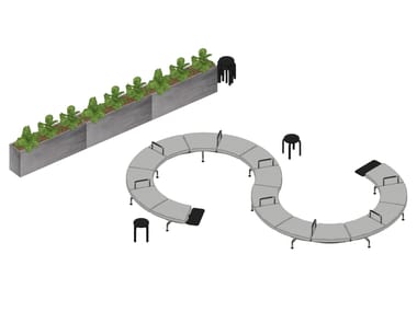 SOFT WAIT Beam seating with armrests By Vitra | design Barber & Osgerby