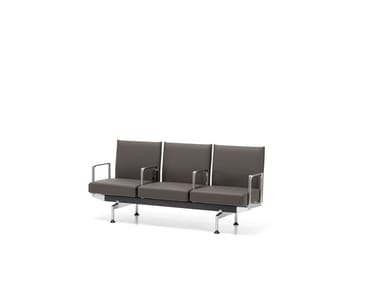 SOFT WAIT Seduta su barra con braccioli By Vitra | design Barber & Osgerby