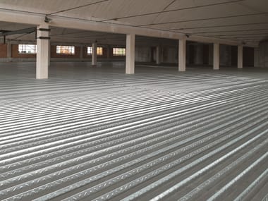 Steel-concrete loadbearing floor slab SOLAC® 75 By ELCOM SYSTEM