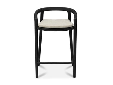 SOLID | Stool with back Solid Collection By MANUTTI design Lionel Doyen