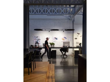 Contemporary style LED metal track-Light SOLISCAPE By Delta Light ...