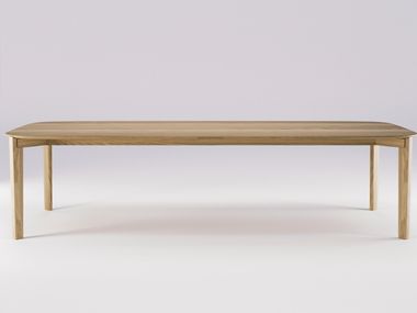 SOMA Rectangular wooden table By Wewood | design Christian Haas