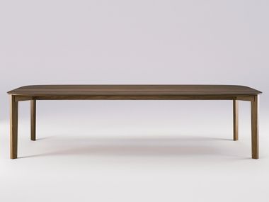 SOMA Rectangular wooden table By Wewood | design Christian Haas