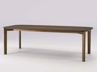 SOMA Rectangular wooden table By Wewood | design Christian Haas