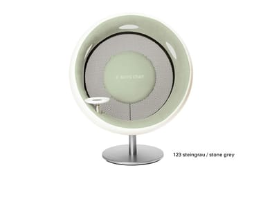 SONIC CHAIR Acoustic armchair with iMac / touchscreen By Sonic chair ...