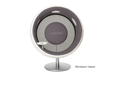 SONIC CHAIR Acoustic armchair with iMac / touchscreen By Sonic chair ...