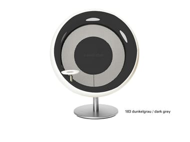 SONIC CHAIR Acoustic armchair with iMac / touchscreen By Sonic chair ...