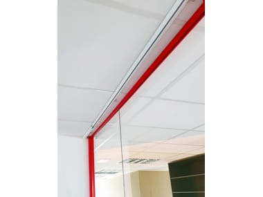 Sound-absorbing false ceiling SOUNDTRAP By Acoustic Lab