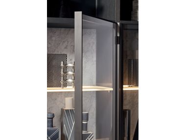 SPAZIOTECA | Wood and glass bookcase Bookcases Collection By PIANCA