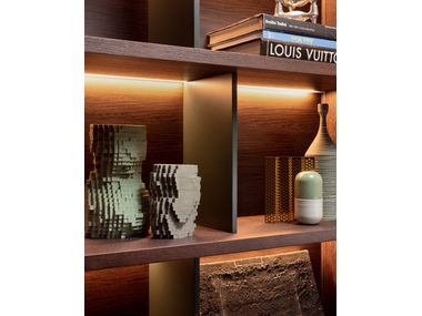 SPAZIOTECA | Corner bookcase Bookcases Collection By PIANCA