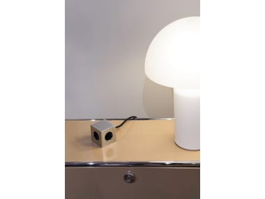 SQUARE 1 | Metal electrical socket Metal multi socket power strip - 1,8 ...