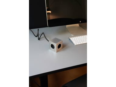 SQUARE 1 | Metal electrical socket Metal multi socket power strip - 1,8 ...