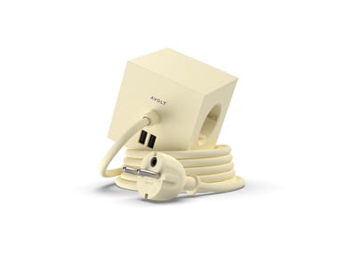 SQUARE 1 | Plastic electrical socket By Avolt design Avolt design studio