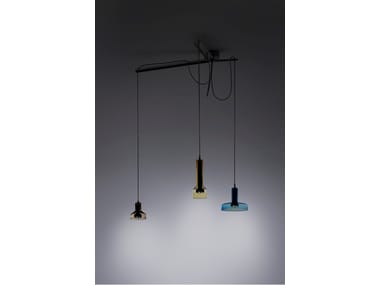 STABLIGHT LED blown glass pendant lamp By Artemide | design Arik Levy