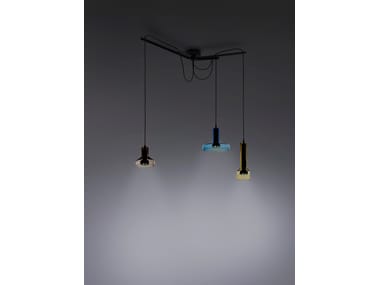 STABLIGHT LED blown glass pendant lamp By Artemide | design Arik Levy