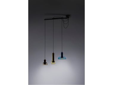 STABLIGHT LED blown glass pendant lamp By Artemide | design Arik Levy
