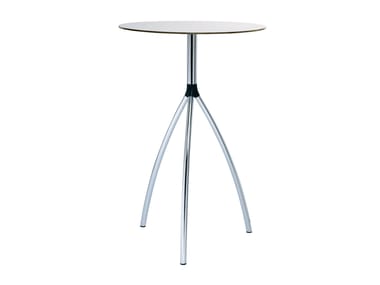 STAND UP Round drop-leaf high table By rosconi