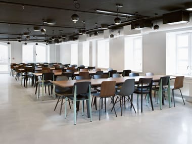 STANDARD SP Steel and plastic chair By Vitra | design Jean Prouvé