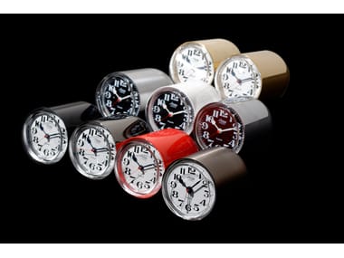 STATIC | Glossy steel clock Glossy steel table clock By Lorenz | design ...