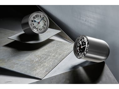 STATIC | Steel clock Laquered steel table clock By Lorenz | design ...