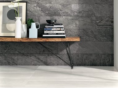 Indoor/outdoor porcelain stoneware wall/floor tiles with marble effect ...