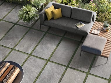 STOORM T20 Porcelain stoneware outdoor floor tiles with stone effect By Supergres