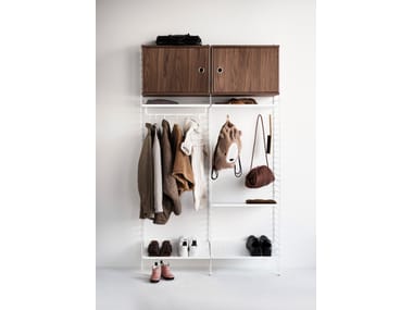 STRING® SYSTEM CABINET WITH SWING DOOR wall cabinet By String Furniture ...
