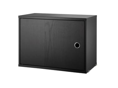 STRING® SYSTEM CABINET WITH SWING DOOR wall cabinet By String Furniture ...