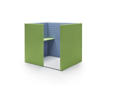 STRIPES BOX | Office booth By Marelli design Jérôme Gauthier