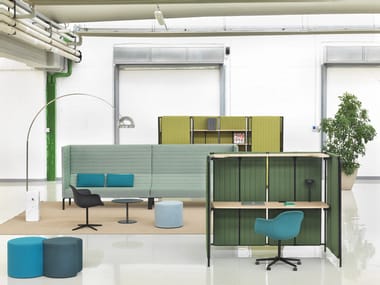 STRIPES BOX | Office booth By Marelli design Jérôme Gauthier