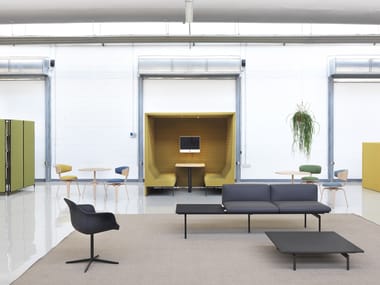 STRIPES BOX | Office booth By Marelli design Jérôme Gauthier