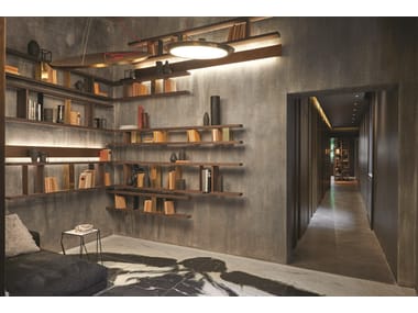 STYLE SET Sectional solid wood bookcase By Henge | design Massimo Castagna