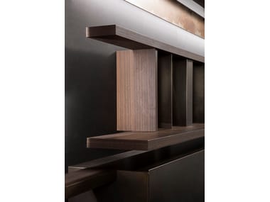 STYLE SET Sectional solid wood bookcase By Henge | design Massimo Castagna