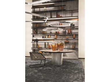 STYLE SET Sectional solid wood bookcase By Henge | design Massimo Castagna