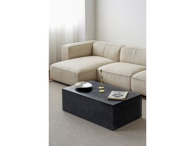 SUGAR CUBES | Coffee table for living room Low rectangular wood veneer ...