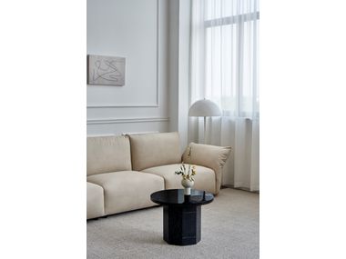 SUGAR CUBES | Round coffee table Round wood veneer coffee table for ...